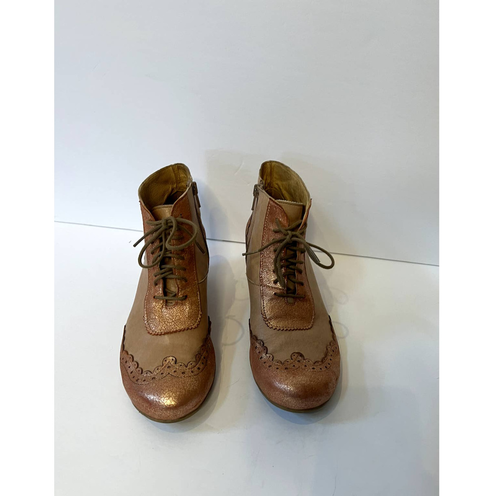 Brako Anatomic Collection Pinky Tan Leather Bootie, L… - Gem